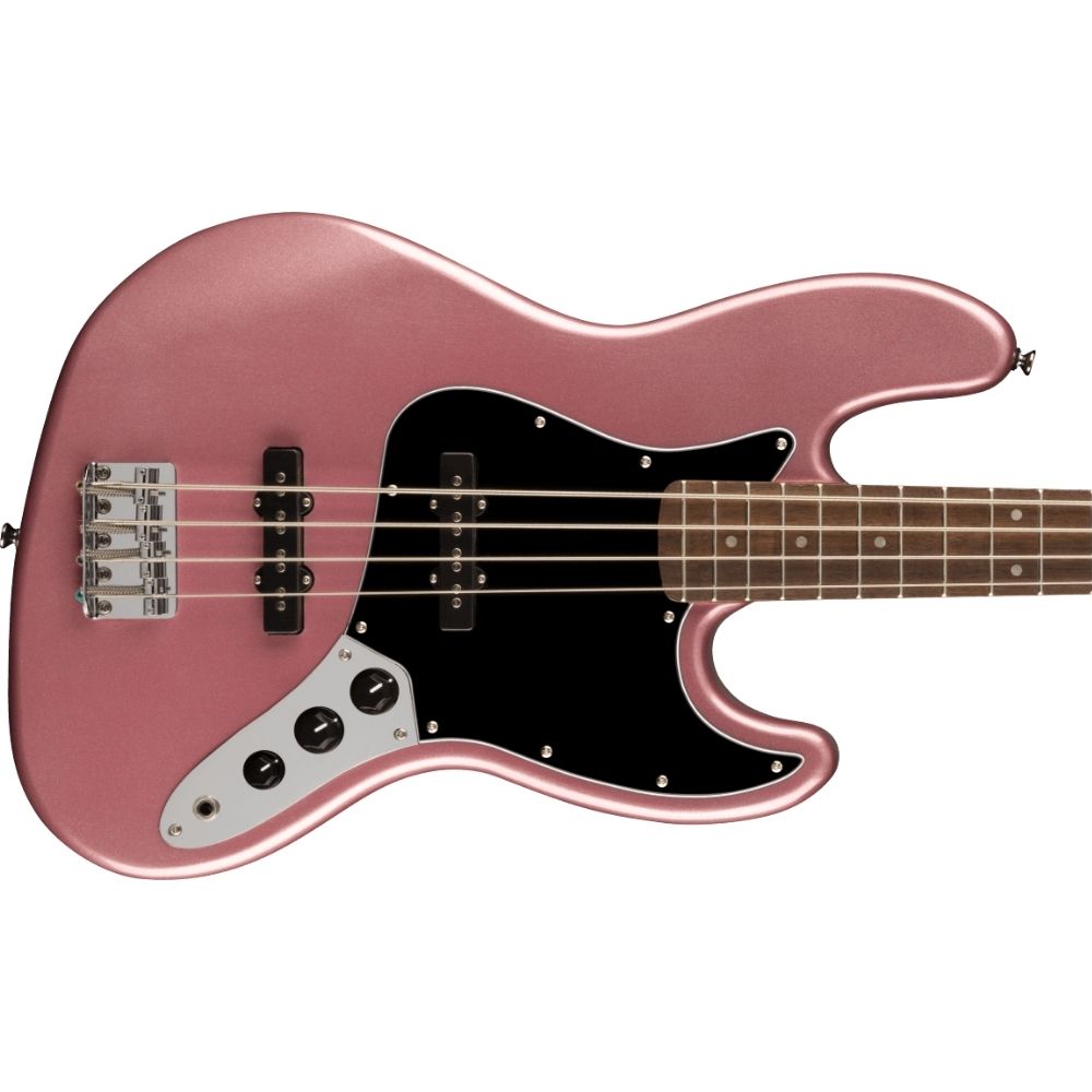 Fender Squier Affinity Series Jazz Bass, Laurel Fingerboard, Burgundy Mist