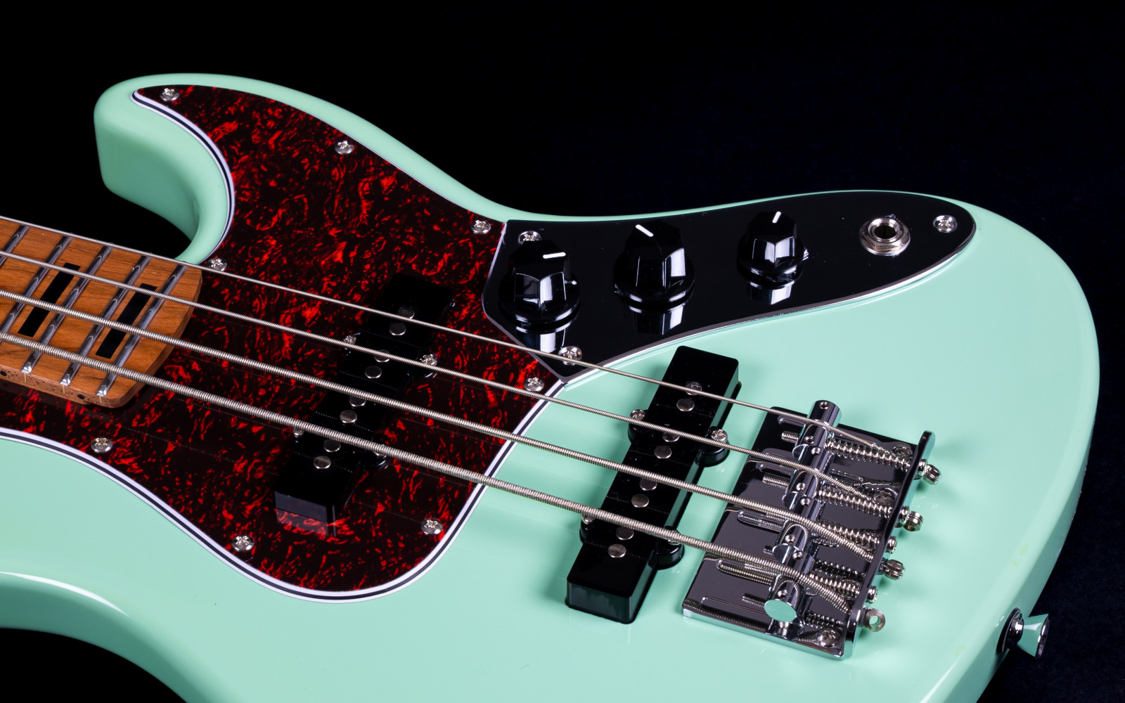 Jet Guitars JB-300 SFG Travel Bass - Sea Foam Green