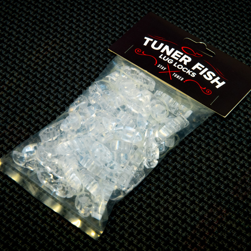 Tuner Fish Lug Locks Clear 50 Pack