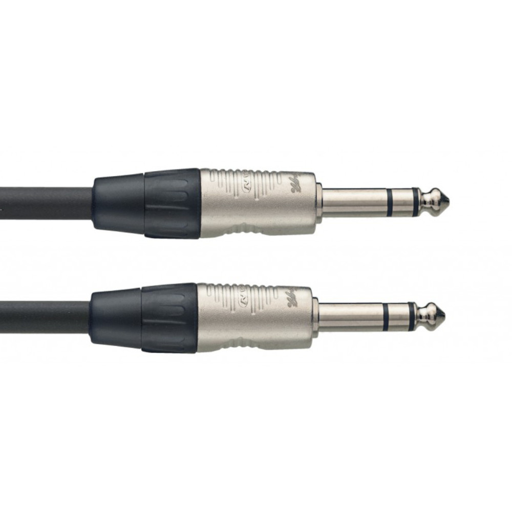 Stagg NPC060SR 60 cm / 2ft N-Series Patch Cable - Stereo Phone Plug ...