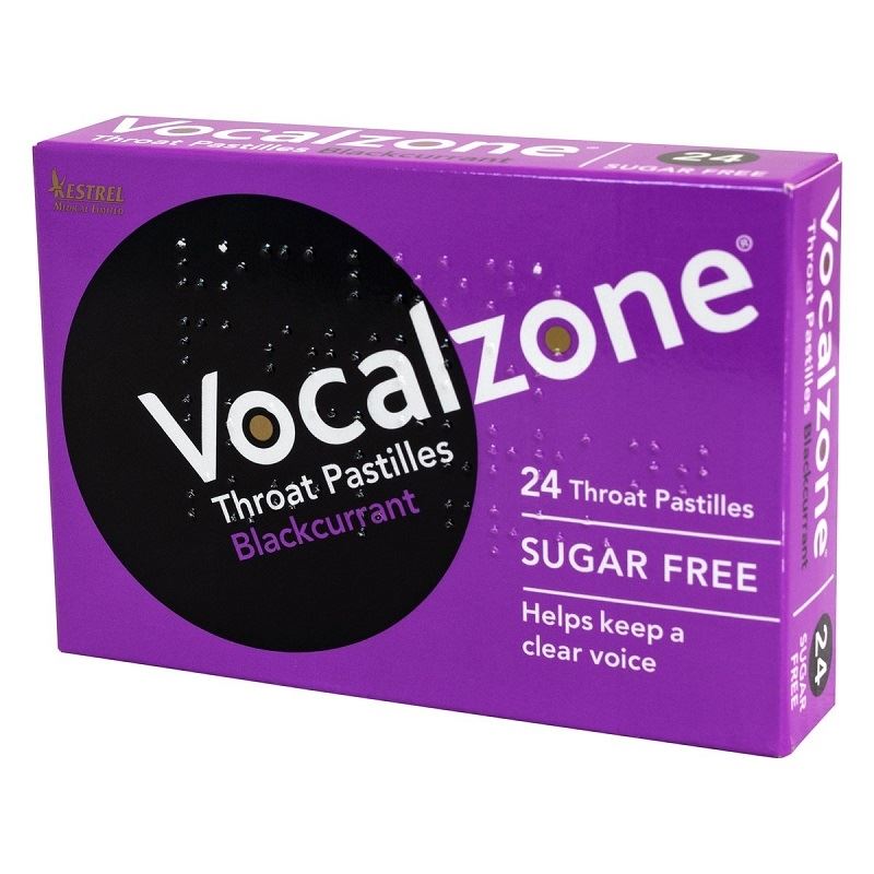 Vocalzone Throat Pastilles Blackcurrant